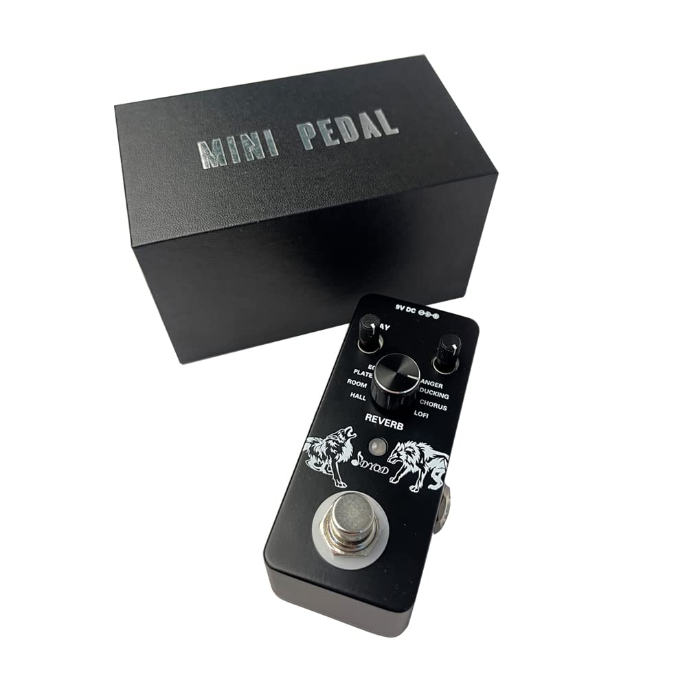 High Gain Distortion Guitar Pedal, Electric Effects Pedals Mini Single Type DC 9V True Bypass, Durable Guitar Pedal Aluminium-Alloy Classic, Stable and Strong.