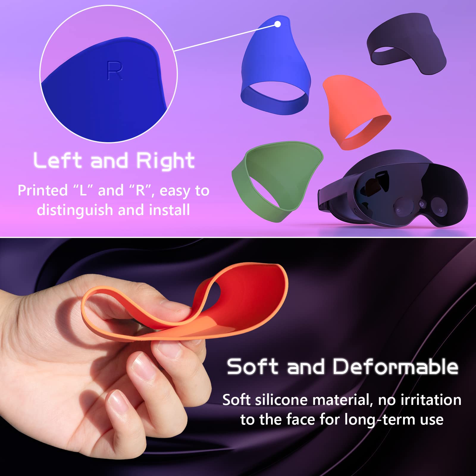 Light Blocker Compatible for Meta Quest Pro, Lens Hood, Shading Cover with Meta Quest Pro.(black)
