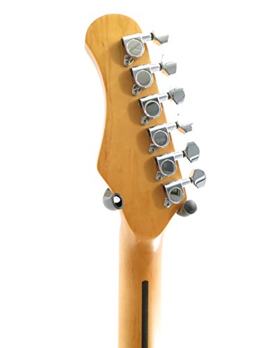 Effin Guitars OldStart/FR Fiesta Red Deluxe Electric Guitar w/Effin Tuner + More