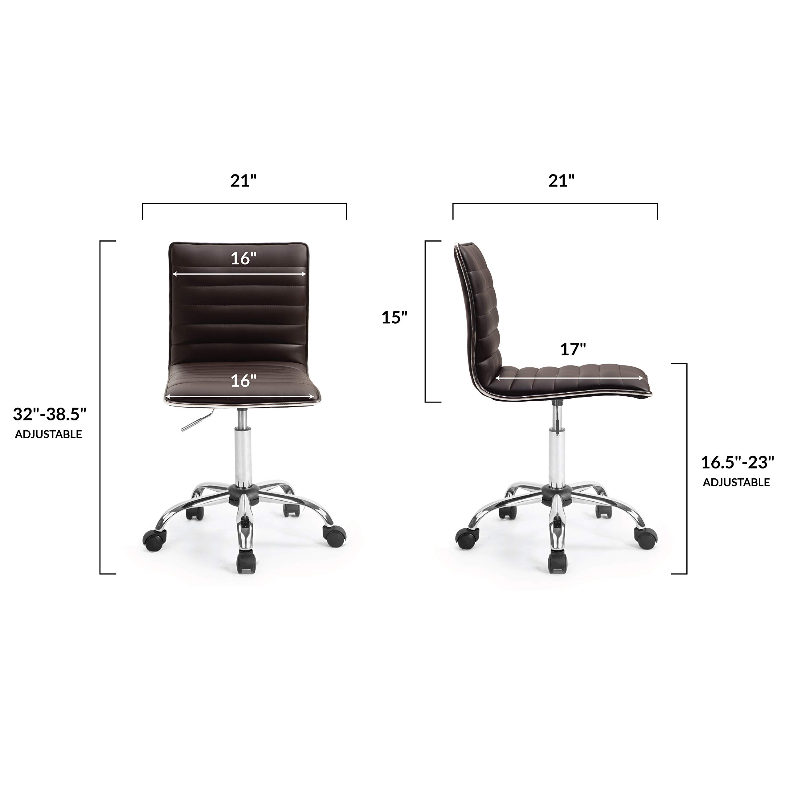 EdgeMod Risa Task Chair Brown