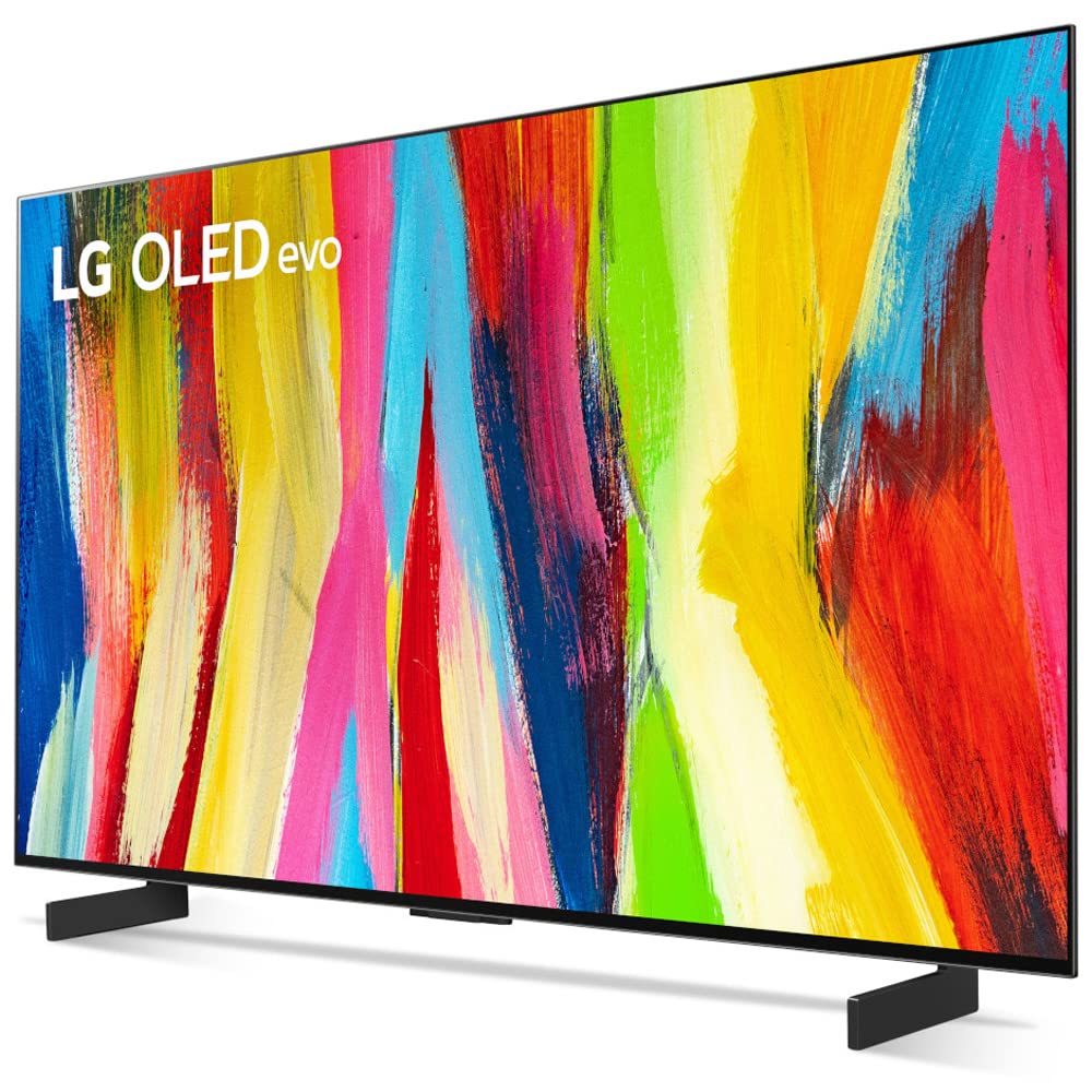 LG OLED65C2PUA 65 Inch HDR 4K Smart OLED TV 2022 Bundle SP7Y 5.1 Channel High Res Audio DTS Virtual:X Sound Bar with Wireless Subwoofer