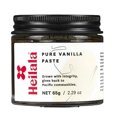 HEILALA - Pure Vanilla Bean Paste - Hand-Selected & Ethically Sourced Bourbon Vanilla - Gluten Free - 65g