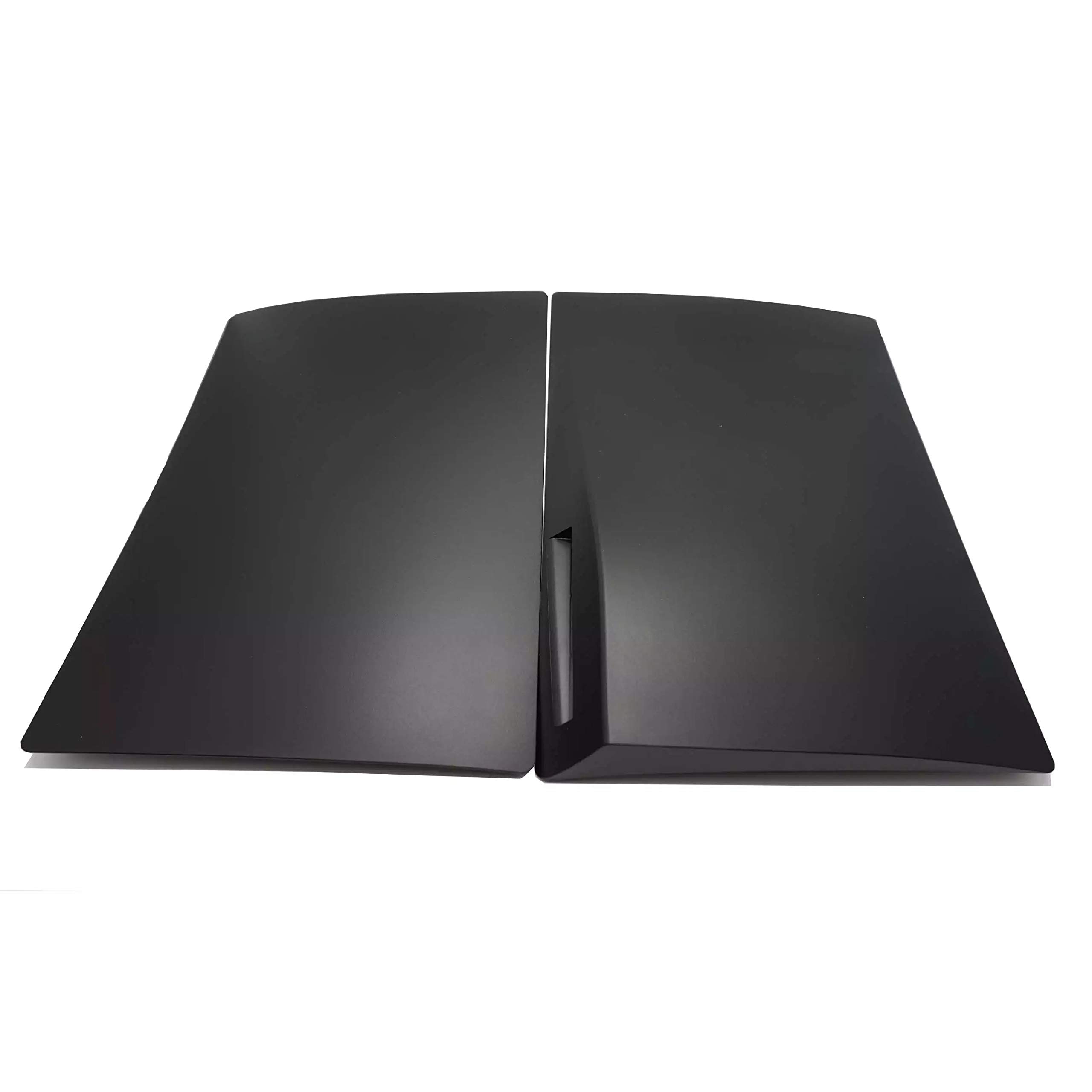 for PS5 Faceplate Plastic Plate Panel Shell Cover case Console Black Color (Black)