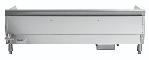 Kratos 29Y-006 48" Wide Commercial Gas Countertop Griddle with Manual Controls, 4 Burners, 120,000 BTU