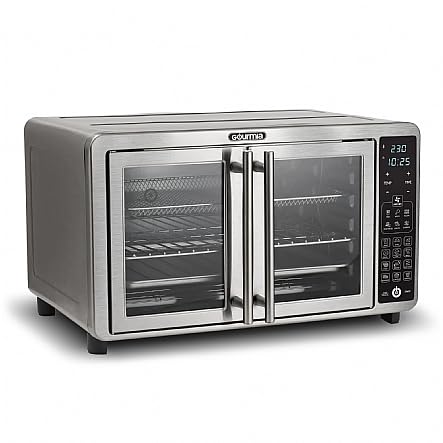 Gourmia XL Digital Air Fryer Toaster Oven with Single-Pull French Doors
