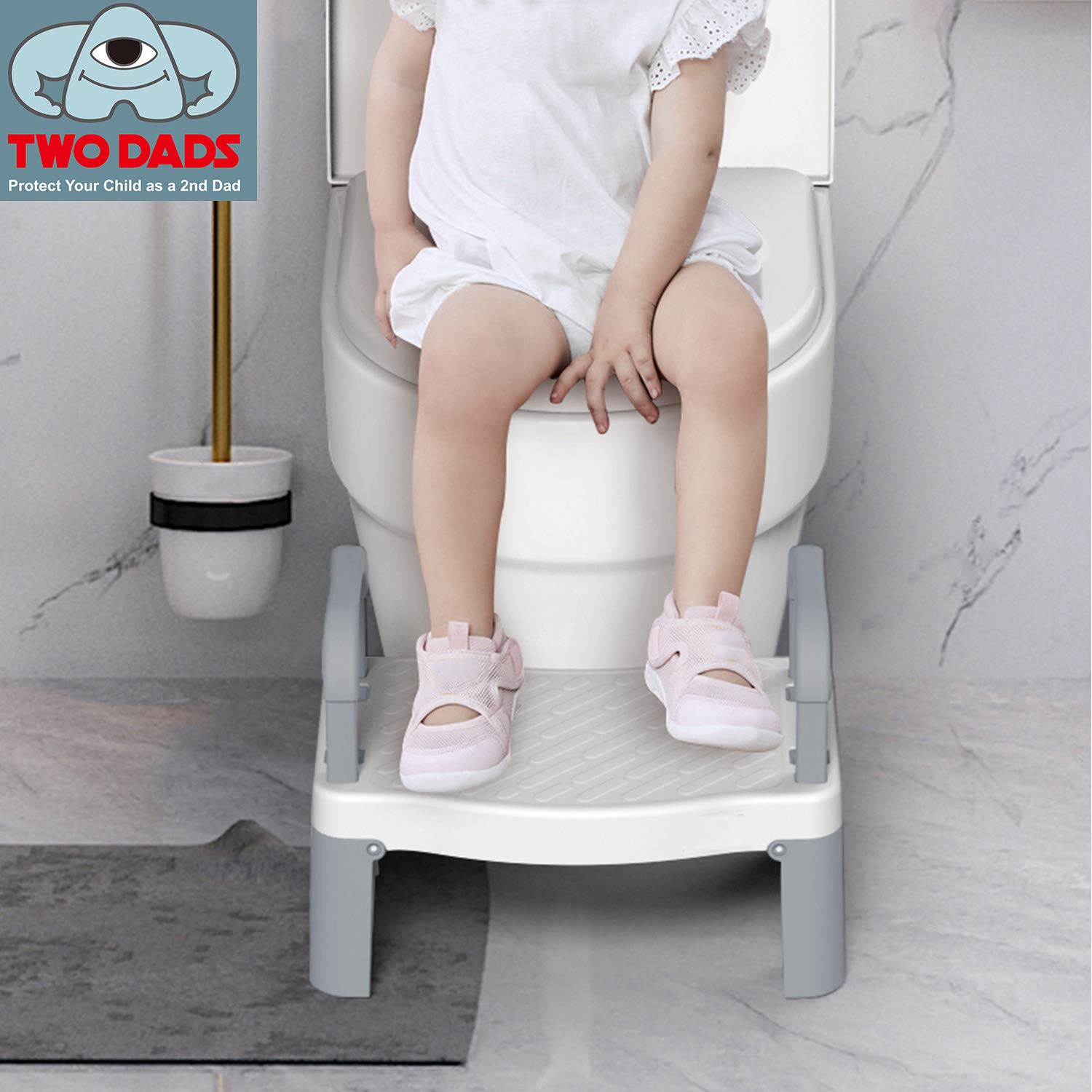 Foldable Step Stool for Kids Potty Training Baby Chair /L9" X W13.6" X H5" (Blue)