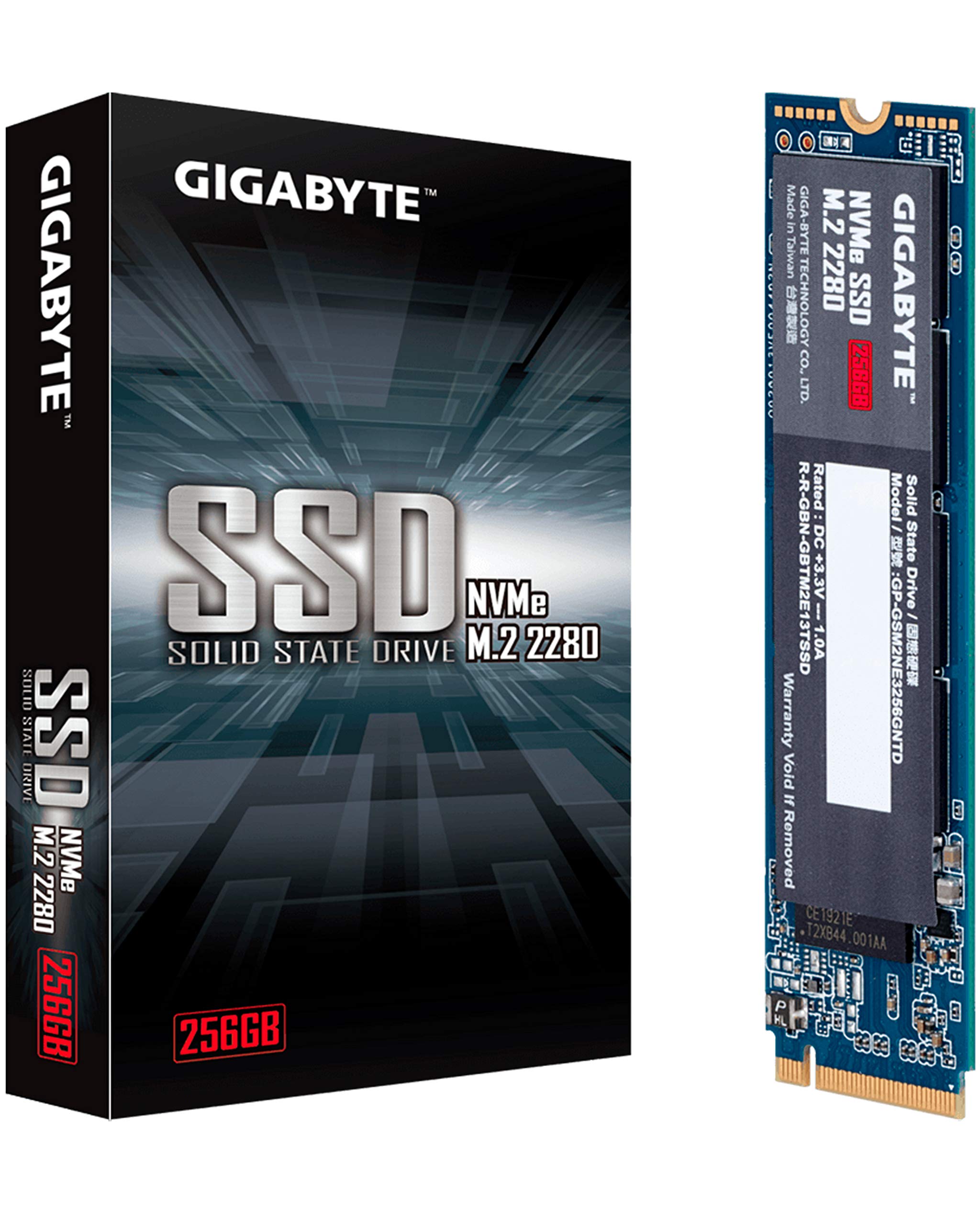 GIGABYTE NVMe 1.3/ M.2/ PCIe 3.0x4/ 256GB SSD (GP-GSM2NE3256GNTD)