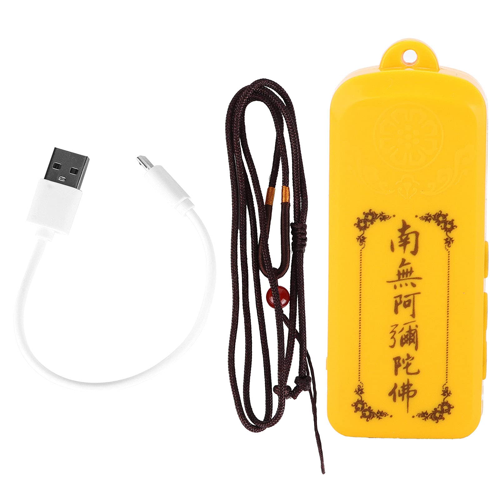 Janzoom Buddha Music Machine, Memory Card Available Mini Portable Size Lightweight Dustproof Practical Convenient Chanting Machine for Outdoor for Home