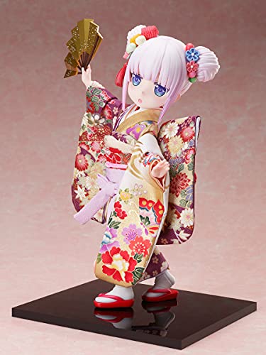 Furyu Miss Kobayashi's Dragon Maid: Kanna (Japanese Doll Ver.) 1:4 Scale PVC Figure,Multicolor