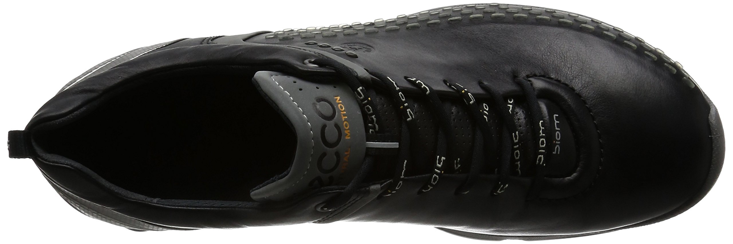ECCO Men's Biom G2 Golf Shoe-M, Black/Transparent, 8-8.5