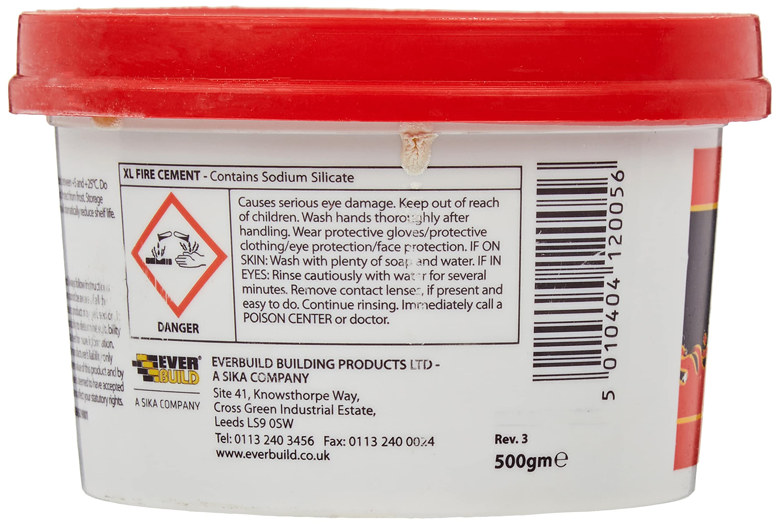 Everbuild XL Fire Cement, Buff, 2 kg