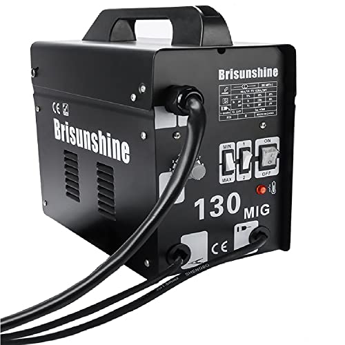 Fulgutonit MIG 130 Welder-Electric Arc Wire Welding Machine Gasless Miller Flux Core Wire Feeding,Black