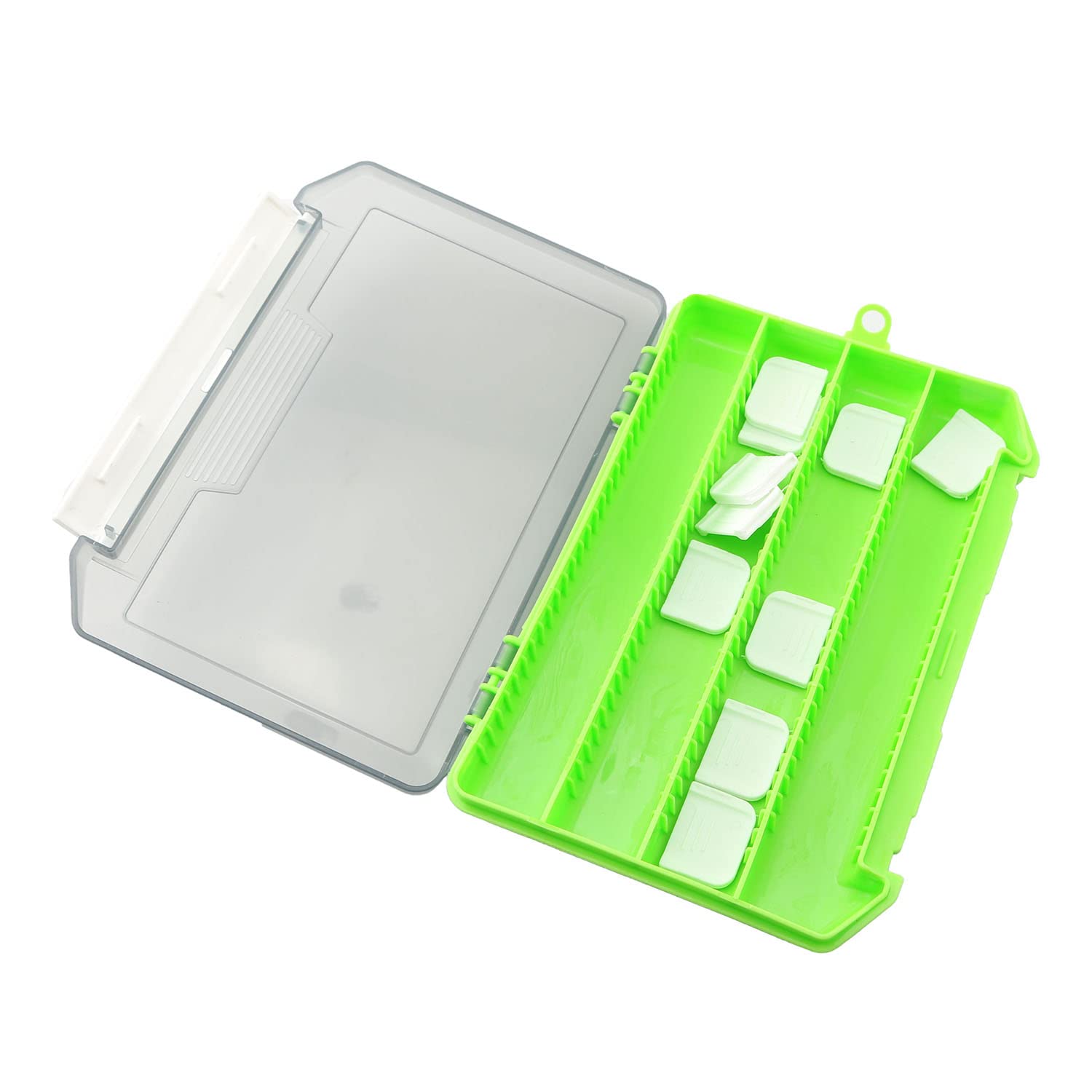 JCBIZ Plastic Fish Tackle Accessory Storage Organizer Container Waterproof Fishing Lure Box Bait Box
