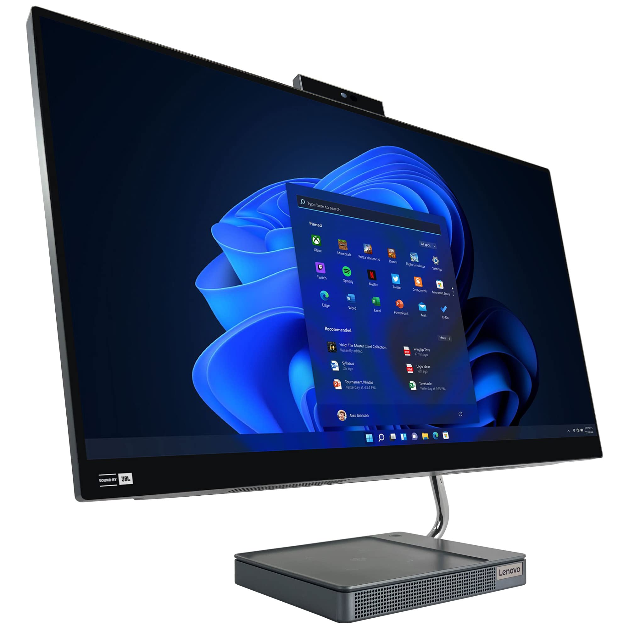 Lenovo IdeaCentre AIO 5i 27" QHD Touchscreen All-in-One Computer - 11th Gen Intel Core i7-11700 8-Core up to 4.90 GHz CPU, 64GB RAM, 4TB SSD, Intel UHD Graphics 630, Windows 11 Home