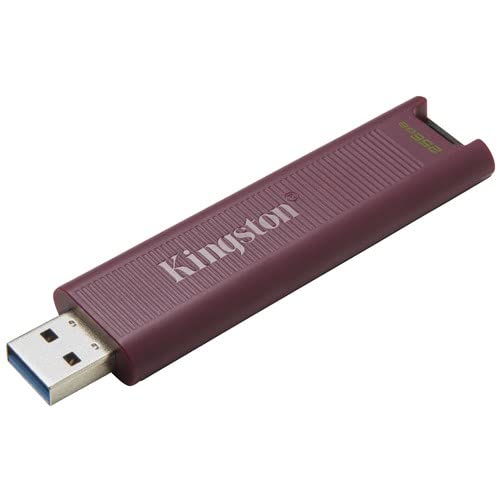 Kingston DataTraveler Max Type-A 256GB High Performance USB Flash Drive USB 3.2 Gen 2 Up to 1000 MB/s Sliding Cap Design DTMAXA/256GB - 2 Pack
