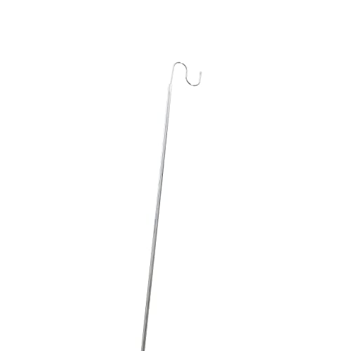 Organize It All 2 Pack Easy Reach Hook | Dimensions: 3.25 x 0.50 x 52.00 | Light Weight | Perfect for Reaching high Items | Closet Accessories | Sliver