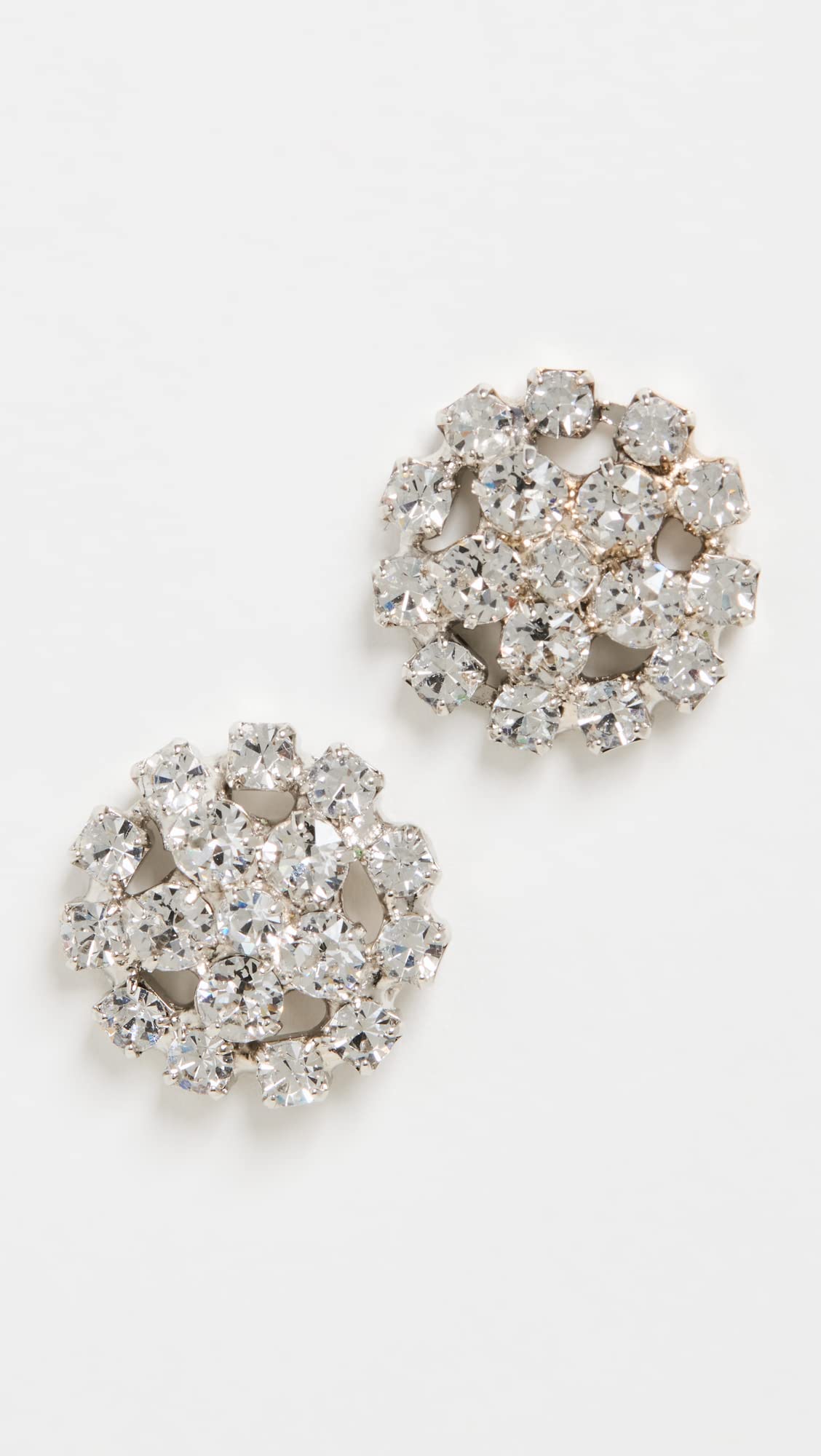 Jennifer Behr Women's Maris Earrings, Crystal, Clear, Silver, One Size