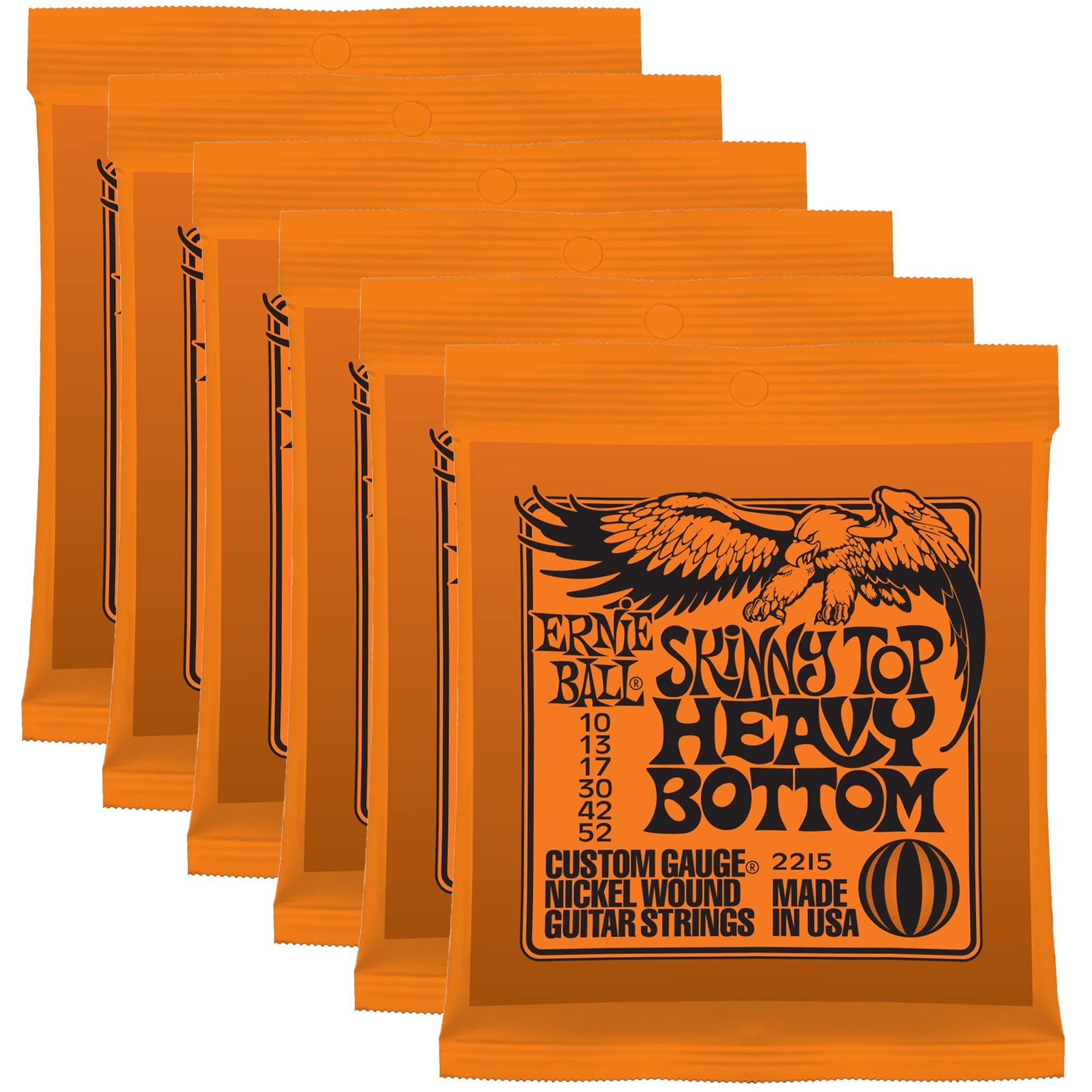 Ernie Ball 2215 Skinny Top Heavy Bottom (6-pack)