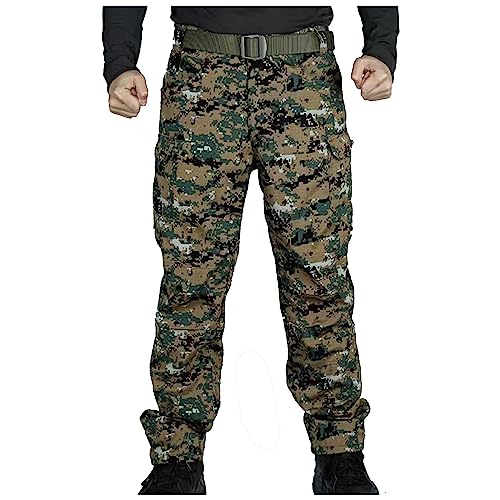 Gray Scrubs Men's Military Pants Outdoor Work Trousers Tactical Track Combat Vintage Cargo Pants Camouflage Pants