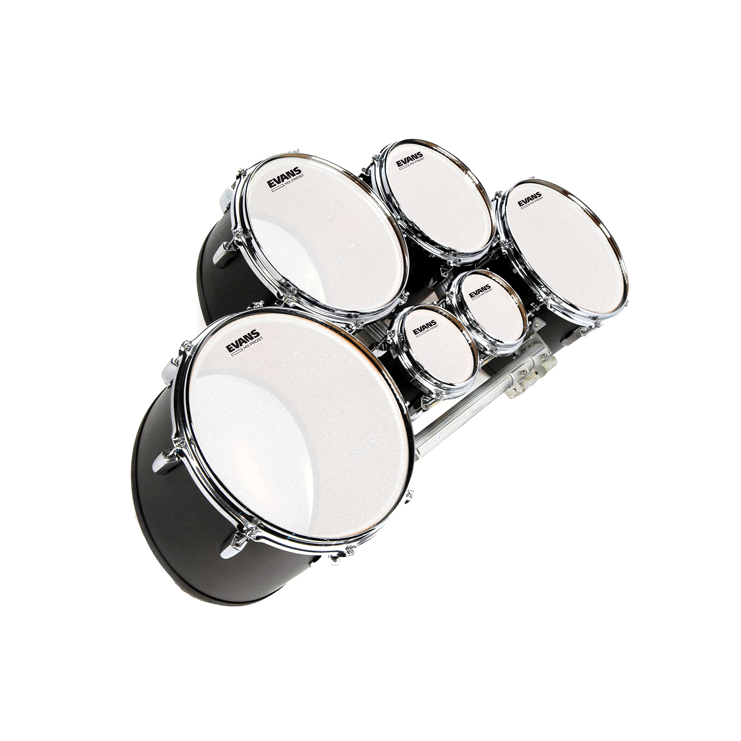Evans MX Frost Marching Tenor Drum Head, 6 Inch
