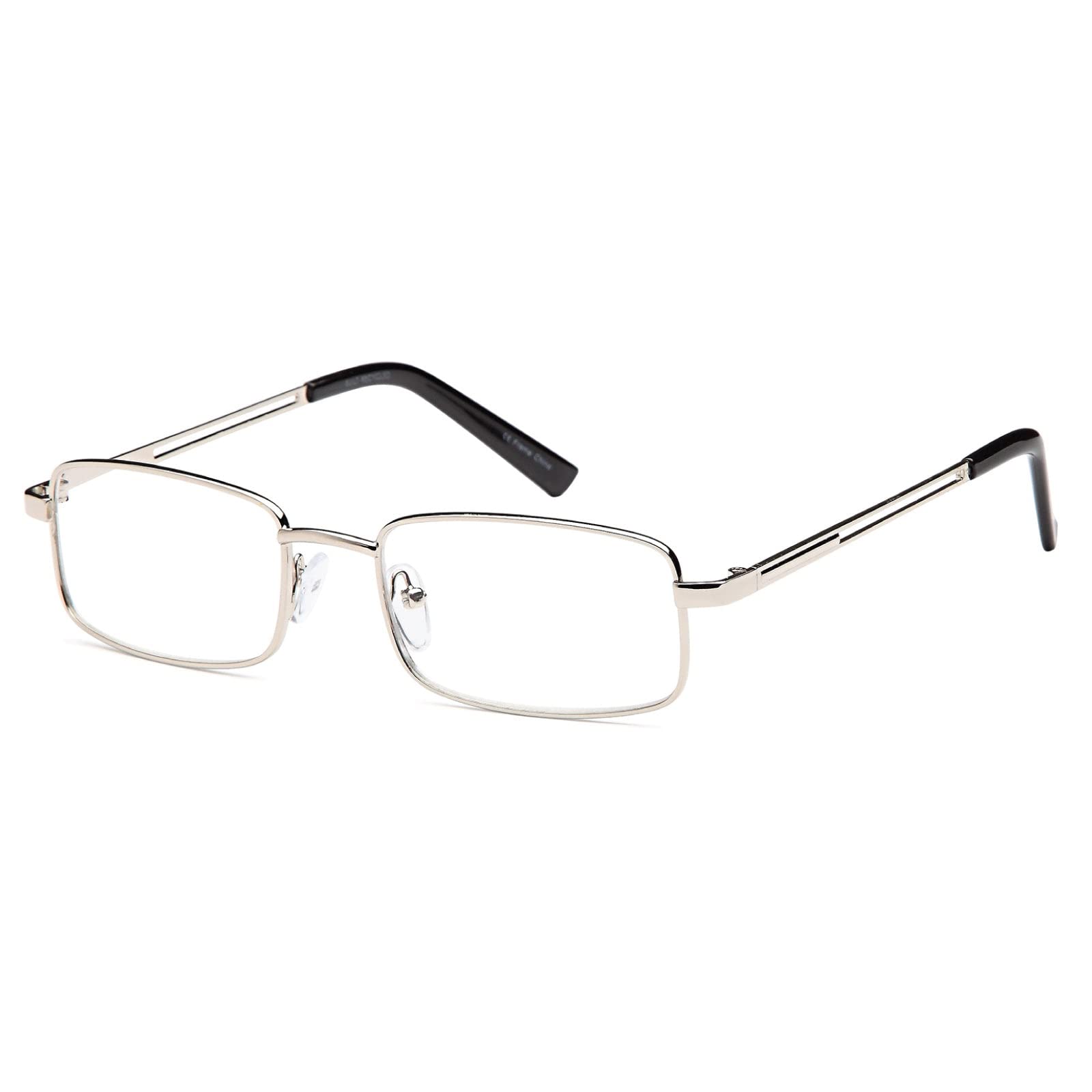 GAMMA RAY OPTICS Reading Glasses 3X Stainless Flex Readers (1.50x, Mens)