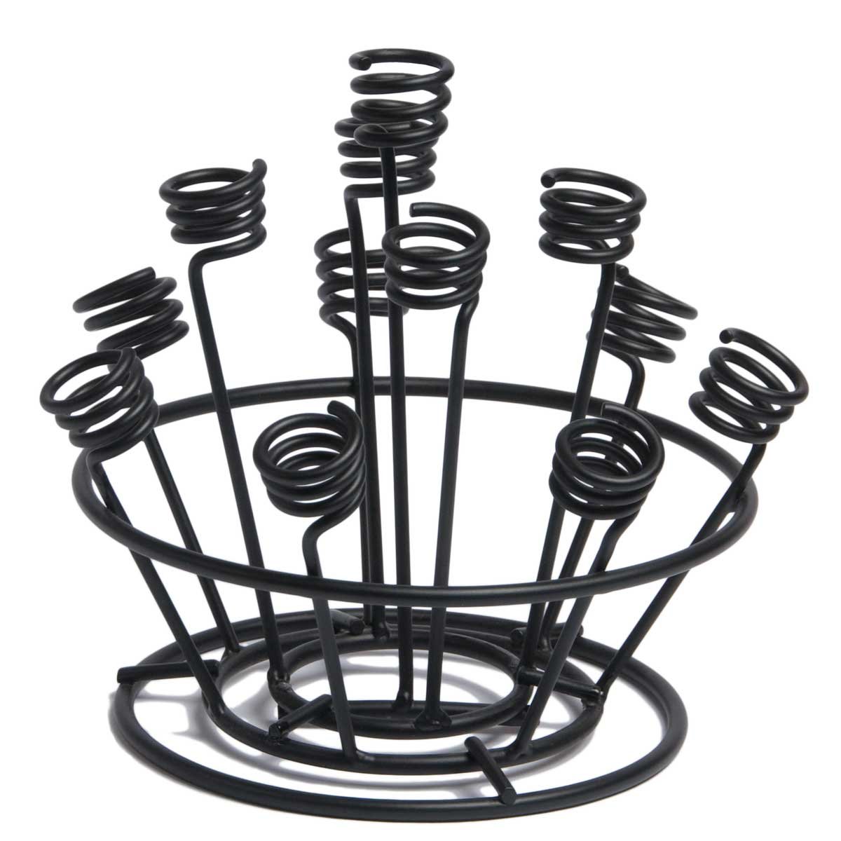 Oenophilia Bottle Stopper Bouquet, Black Metal, Wine Bottle Stopper Holder, Wine Gifts