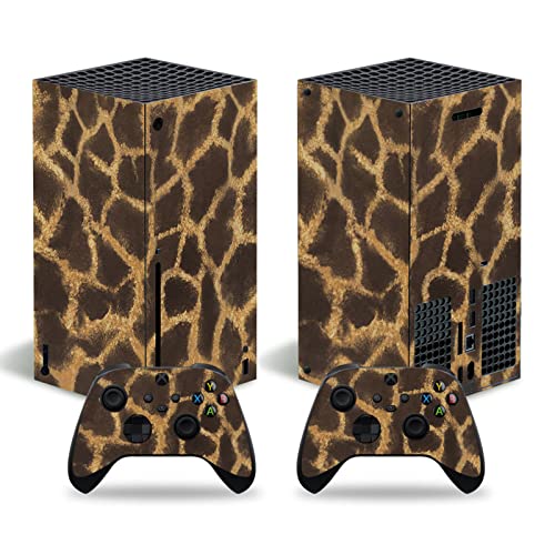 Guugoon Animal Fur Pattern Skins Compatible with Xbox Series X Console Controller, Vinyl Decal Stickers for Xbox Series X,3