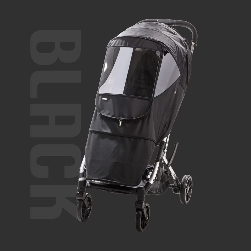 Mother place Premium Baby Stroller Wind Cover Accessories Weather Shield for 3-Seasons Easy Installation