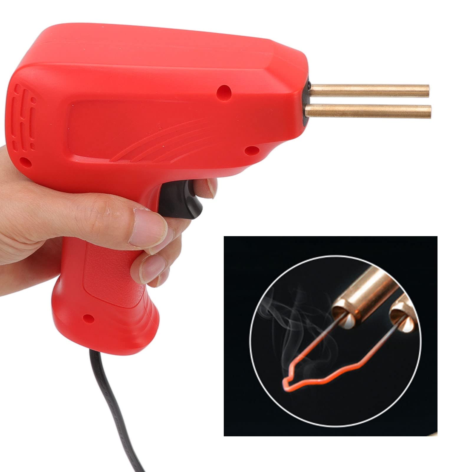 Hot Stapler,plplaaoo Plastic Welder,Welding Machine,Hot Stapler Multifunction Plastic Welding Red Portable Welder for Radiators Bumpers Repair(220V, Australian Standard)