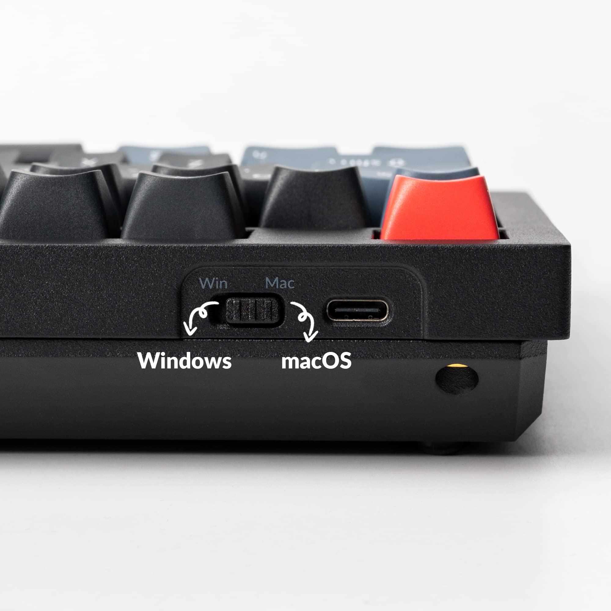 Keychron Q3 Wired Custom Mechanical Keyboard with Hot-swappable K Pro Banana Switch, QMK/VIA Programmable Macro, Full Aluminum Tenkeyless Layout 87 Keys Compatible with Mac Windows Linux (Black)