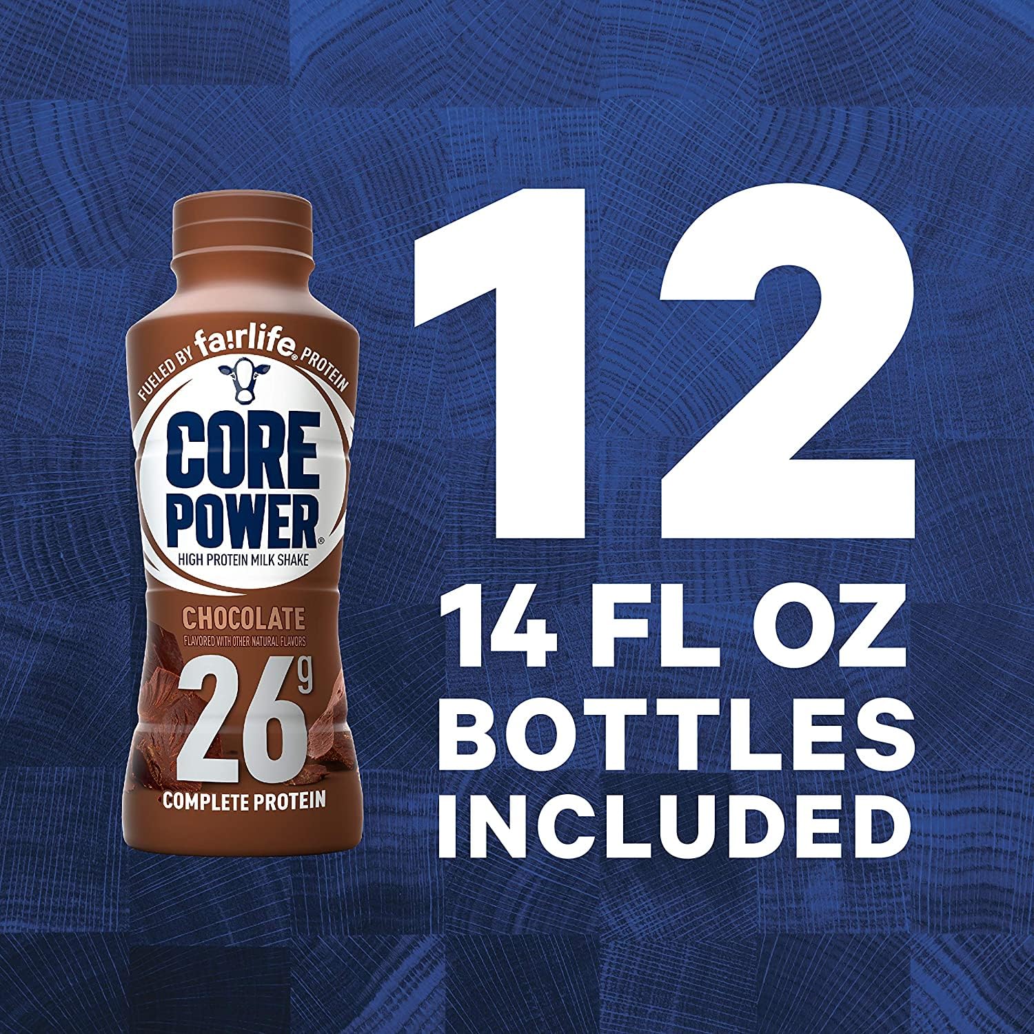 Fairlife Core Power 26g Protein Milk Shakes, Ready To Drink for Workout Recovery, Chocolate, 14 Fl Oz - (Pack of 12)
