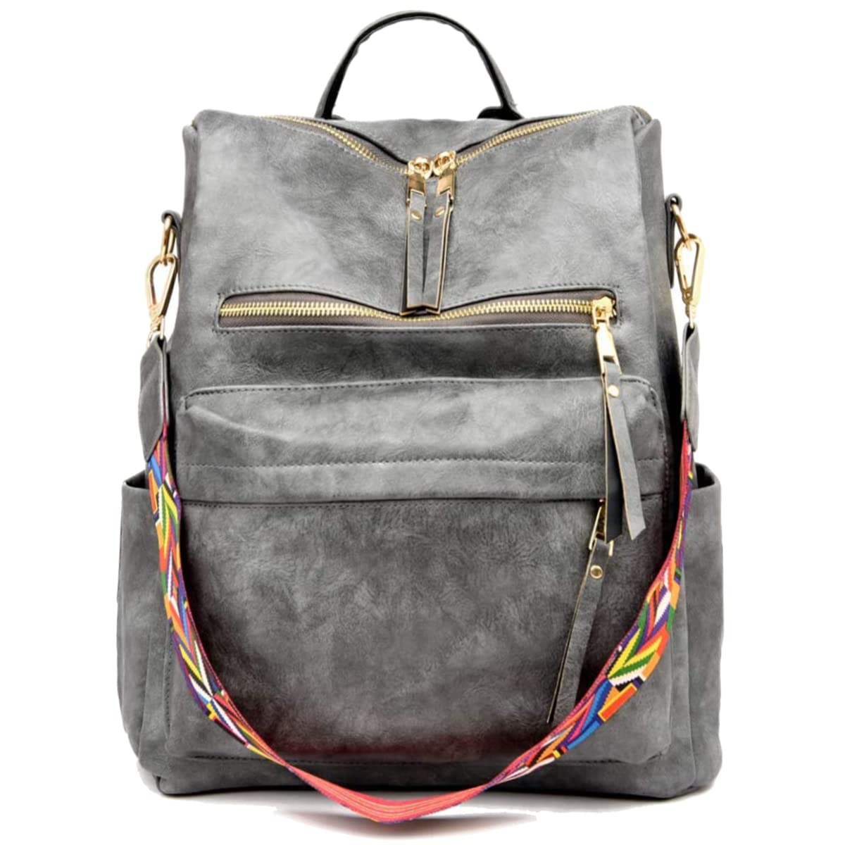 EHLJVZ Women Backpack Leather Purse Shoulder Bags Ladies Large Handbag