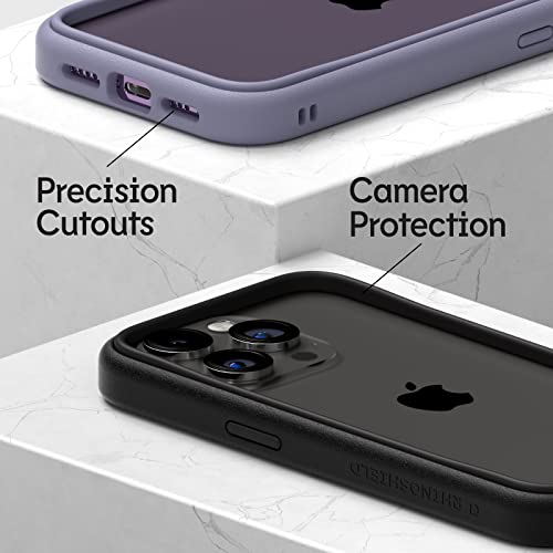 RhinoShield Bumper Case Compatible with [iPhone 14 Pro Max] | CrashGuard NX - Shock Absorbent Slim Design Protective Cover 3.5M / 11ft Drop Protection - Black