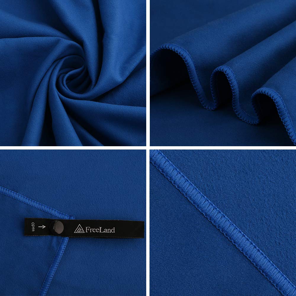 FreeLand Microfiber Camping Towels Quick Dry Super Absorbent for Backpacking Beach Swimming Hiking Travel
