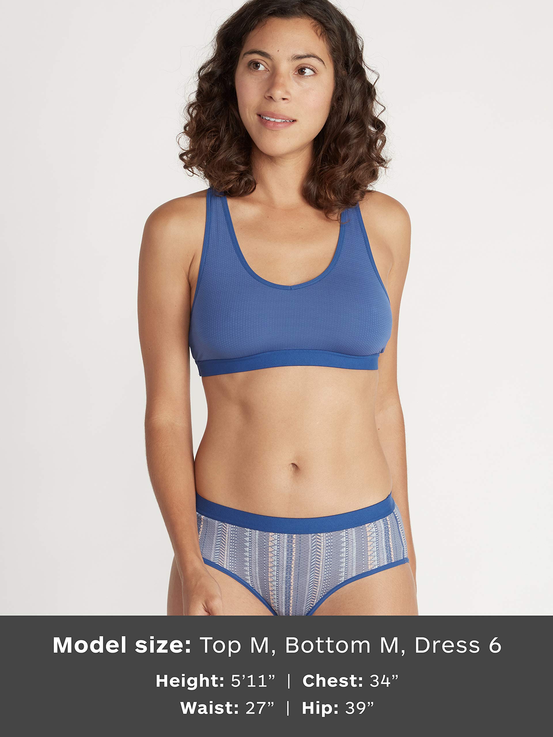 ExOfficio Women's Give-n-Go Sport Mesh 2.0 Bralette, Black, X-Large