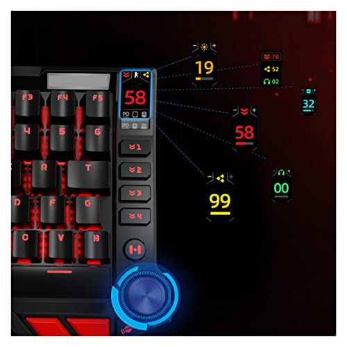 HEBBES K5 Joystick Gamepad with Touch Button Support Mobile Games Keyboard Compatible with iOS Android Smart Phone Handjoy (Color : Android)