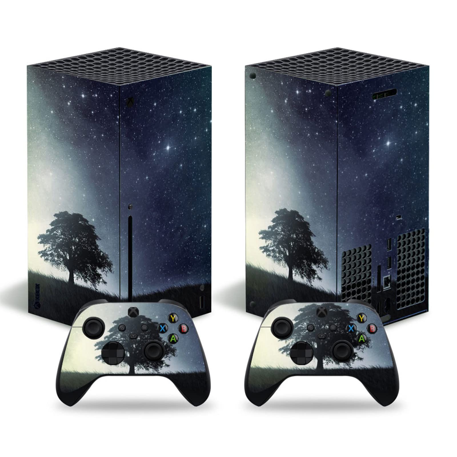 Guugoon Landscape Skins Compatible with Xbox Series X Console Controller, Vinyl Decal Stickers for Xbox Series X,4