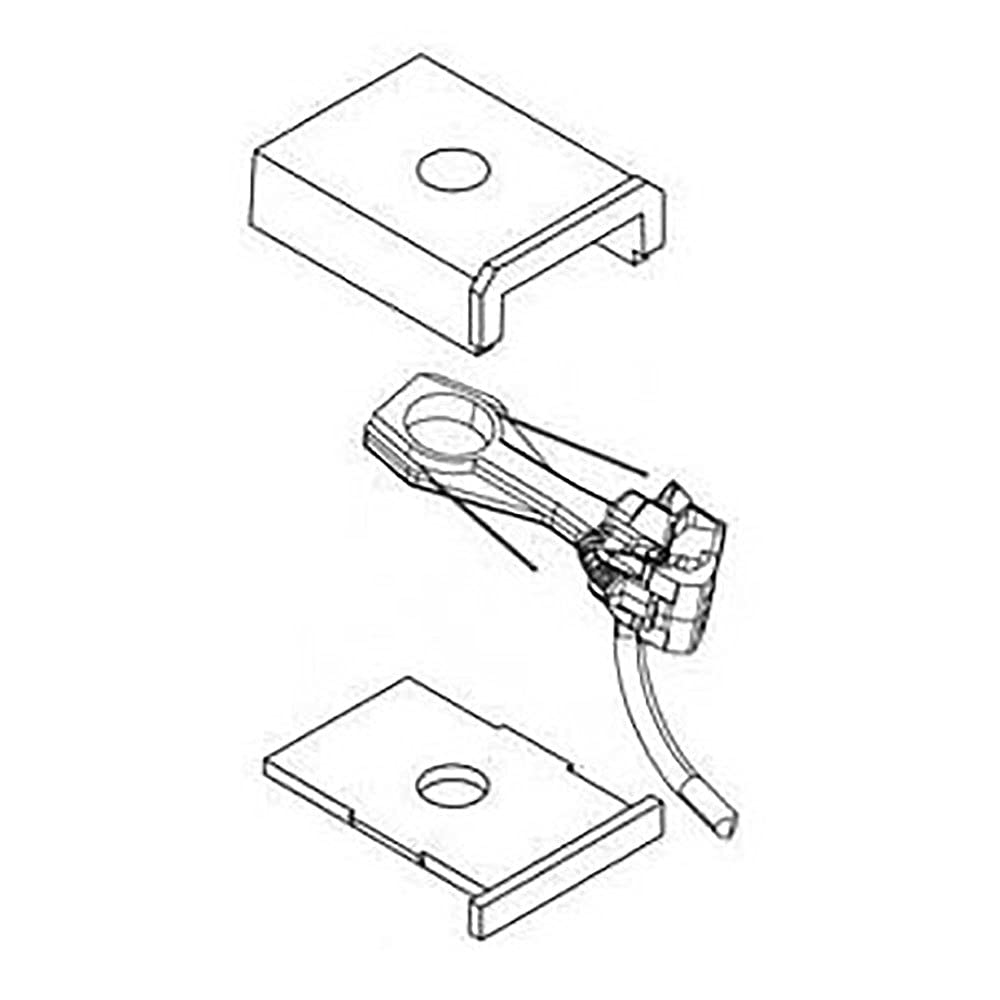 HO Whisker Shelf Coupler, 19/64" Center (2pr)