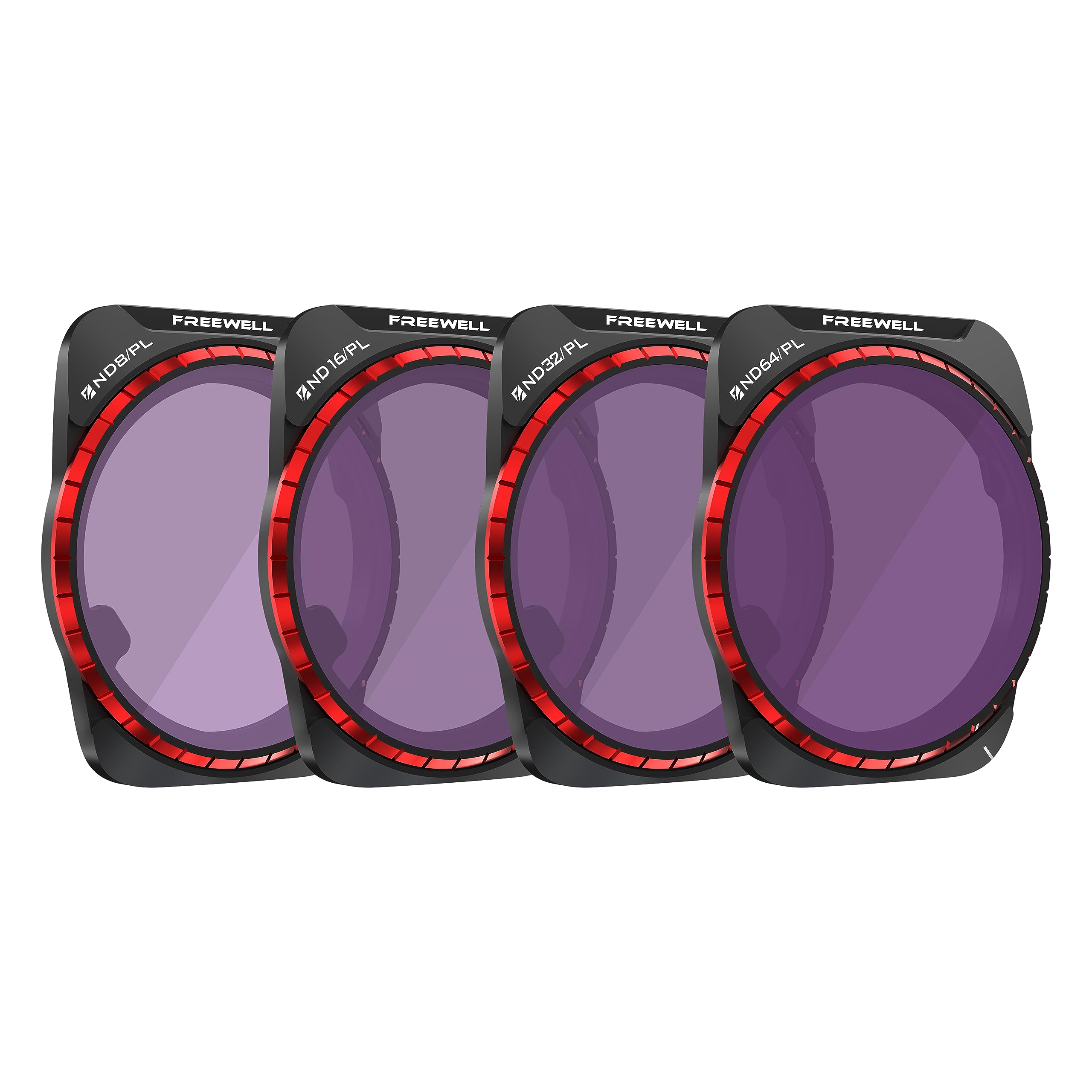 Freewell Bright Day 4Pack Filter Kit for Air 3 ND/PL Hybrid, GimbalSafe Technology