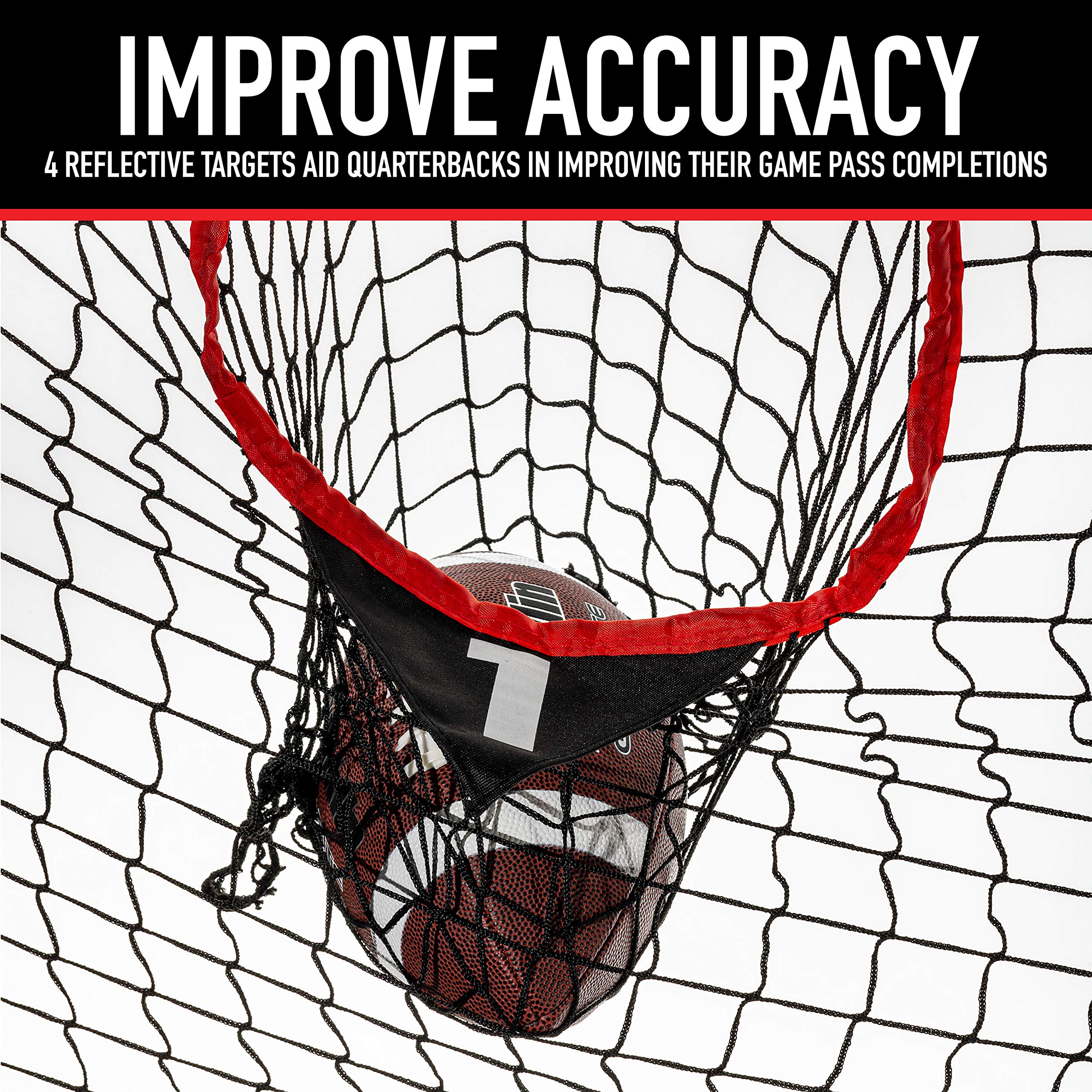 Franklin Sports 8 Foot x 8 Foot Football Accuracy Target β Four Targets β Improve Throwing Skills β Quarterback Training β Football Training