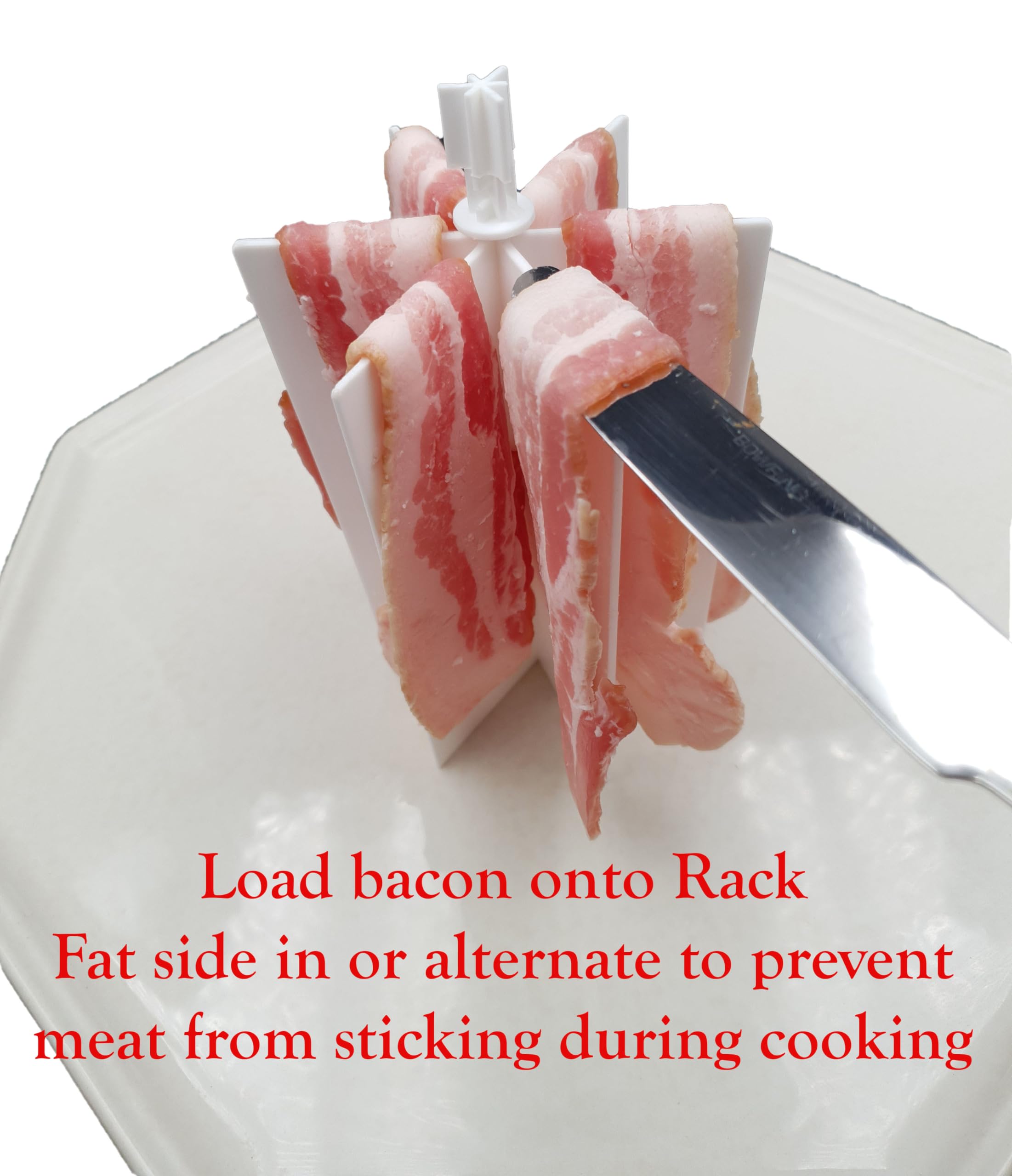 Stress Free Bacon in A Stress Filled World!! Wow Bacon Microwave Cooker New P10 Model! No Splatter or Mess! Over 2,000 Amazon reviews 4+ / 5 Quality USA Manufacturing and Wow Customer Service!
