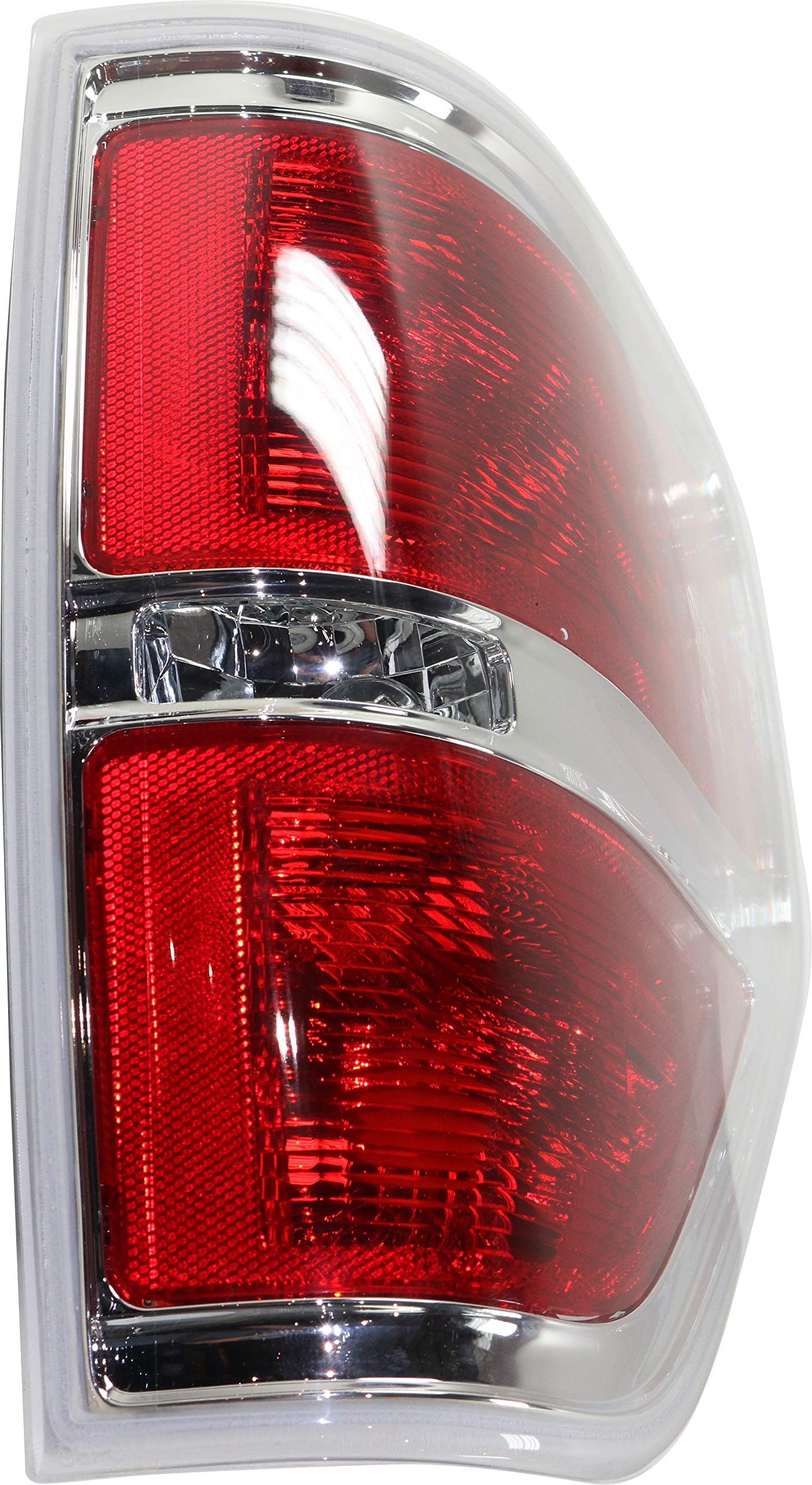 Evan Fischer NHTSA/DOT Compliant Tail Light Lens and Housing Compatible with 2009-2014 Ford F-150 Styleside Chrome trim Passenger Side - FO2819143, BL3Z13404B
