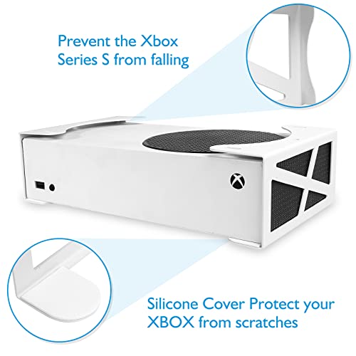 Under Desk Mount for Xbox Series S, Stealth Mount Under Desk Holder Only for Xbox Series S, Xbox Series S Accessories