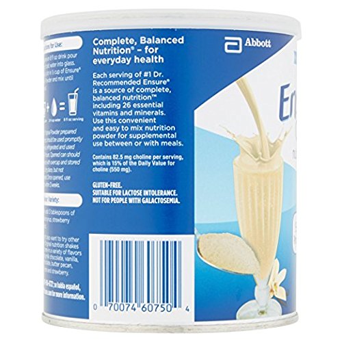 Ensure Original Nutrition Powder, Vanilla 14 Ounces (Value Pack of 4)