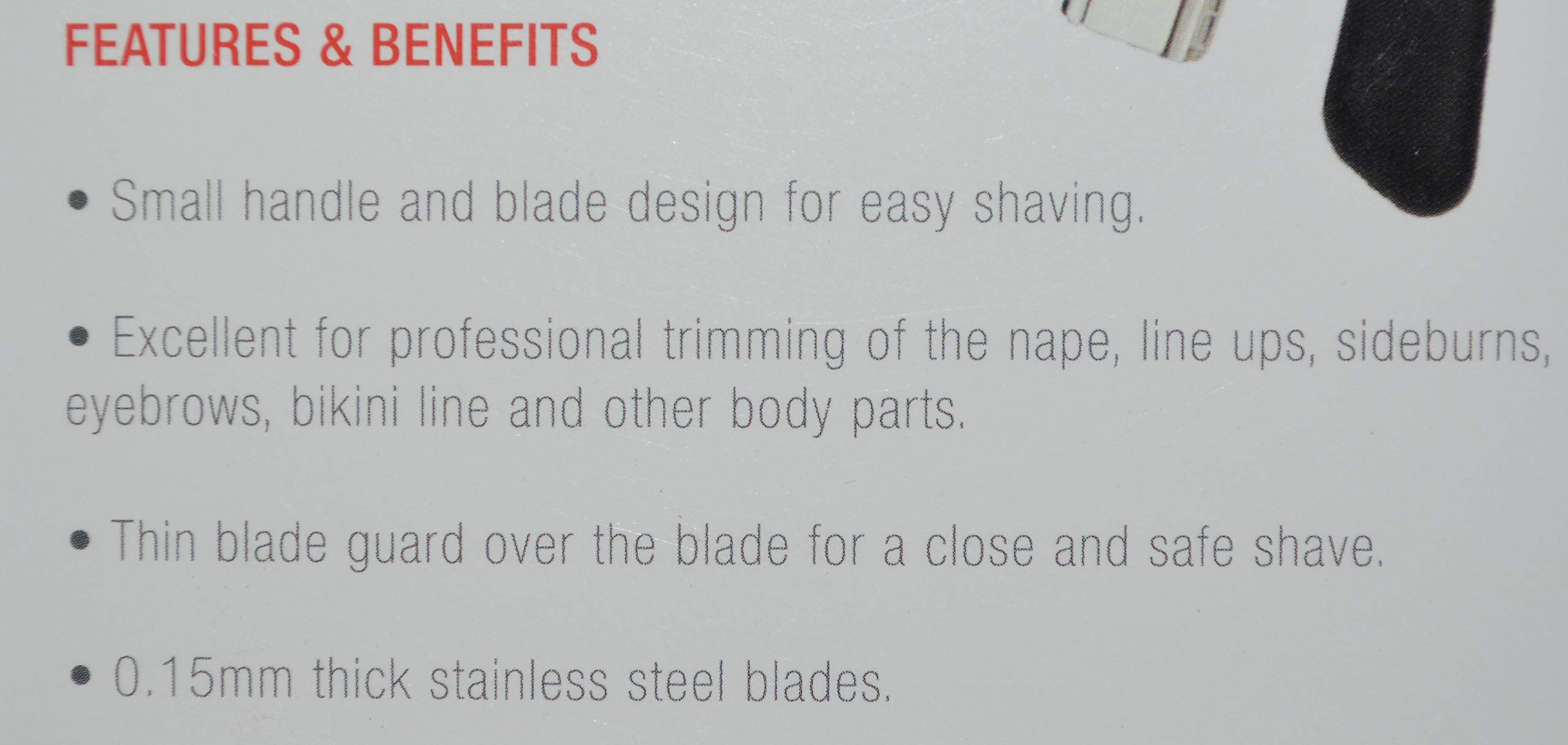 Feather Nape and Body Razor Kit PLUS 10 Extra Nape Replacement Nape Blades