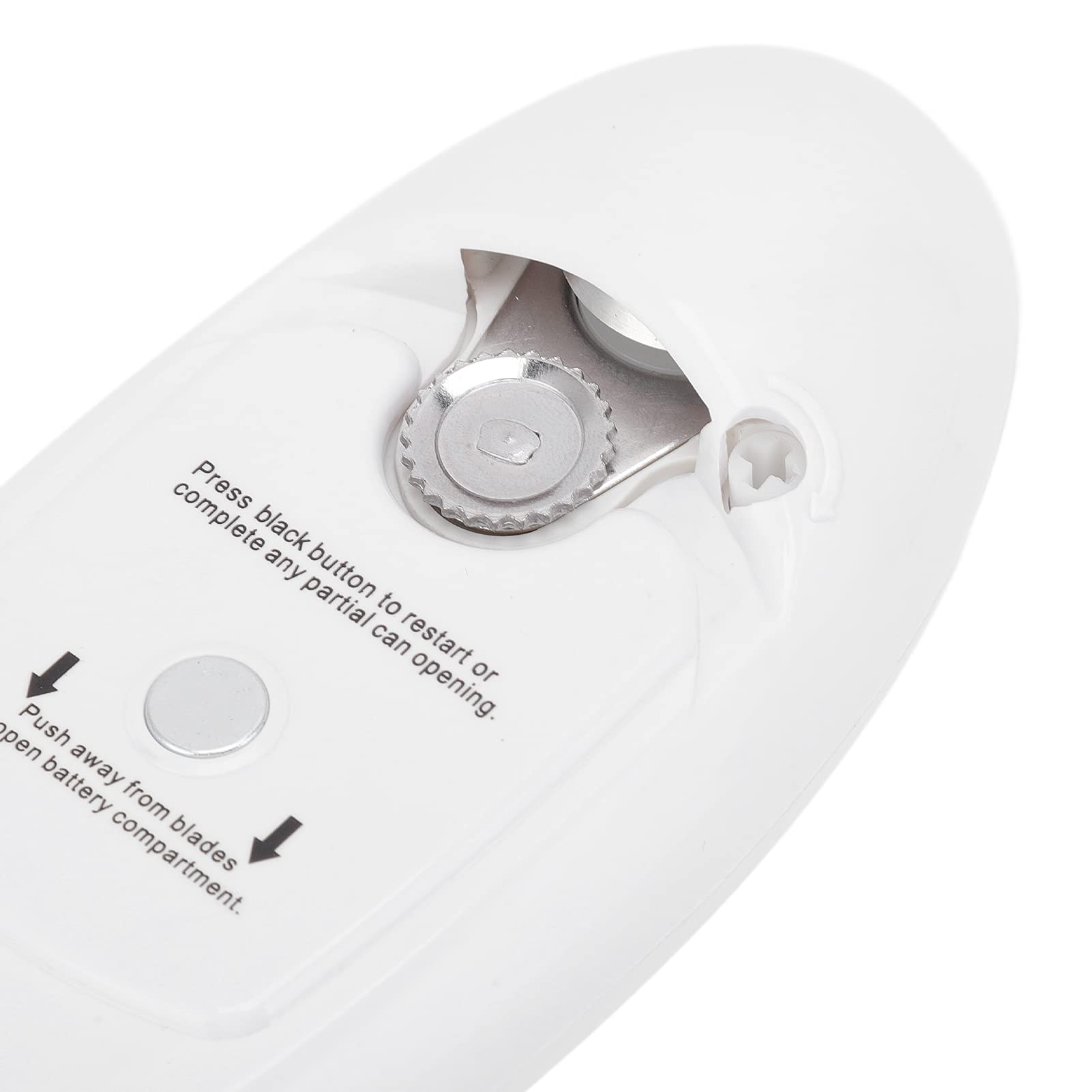Electric Can Opener Kitchen Touch - One Touch Can Opener Battery Operated Lightweight Kitchen Utensil Gadget Cooks, Housewives Elderly