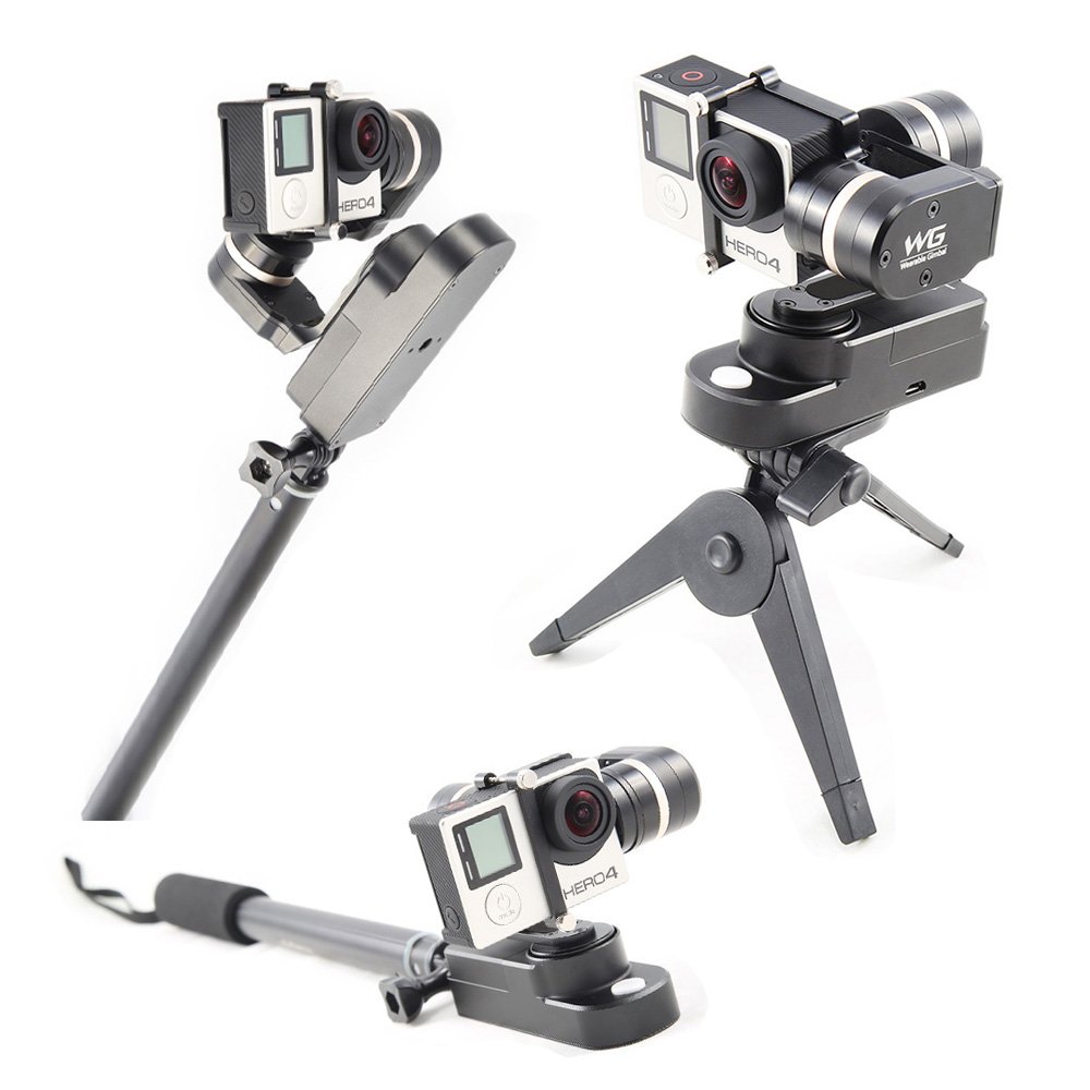 Feiyu Tech FY-WG 3-Axis Wearable Gimbal Stabilizer for Gopro Hero 4, 3+ and 3 (Does Not fit Gopro 5 or Gopro Session 4)