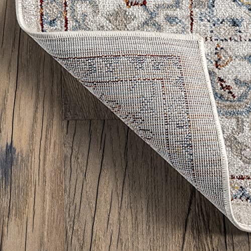 nuLOOM Cady Machine Washable Transitional Area Rug, 5x8, Beige