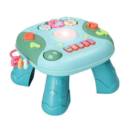 MERIGLARE Musical Learning Activity Table Sensory Sound Toy Early Development Activity Toy, Green