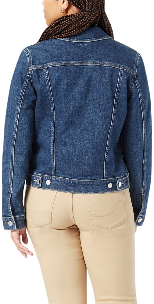 Signature by Levi Strauss & Co. Gold Women's Original Trucker Jacket (Available in Plus Size), (New) Dark Horizon, X-Large